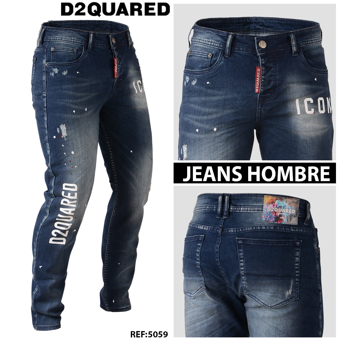JEANS HOMBRE CONFORT 5059 – D2QUARED JEANS | Tienda Online