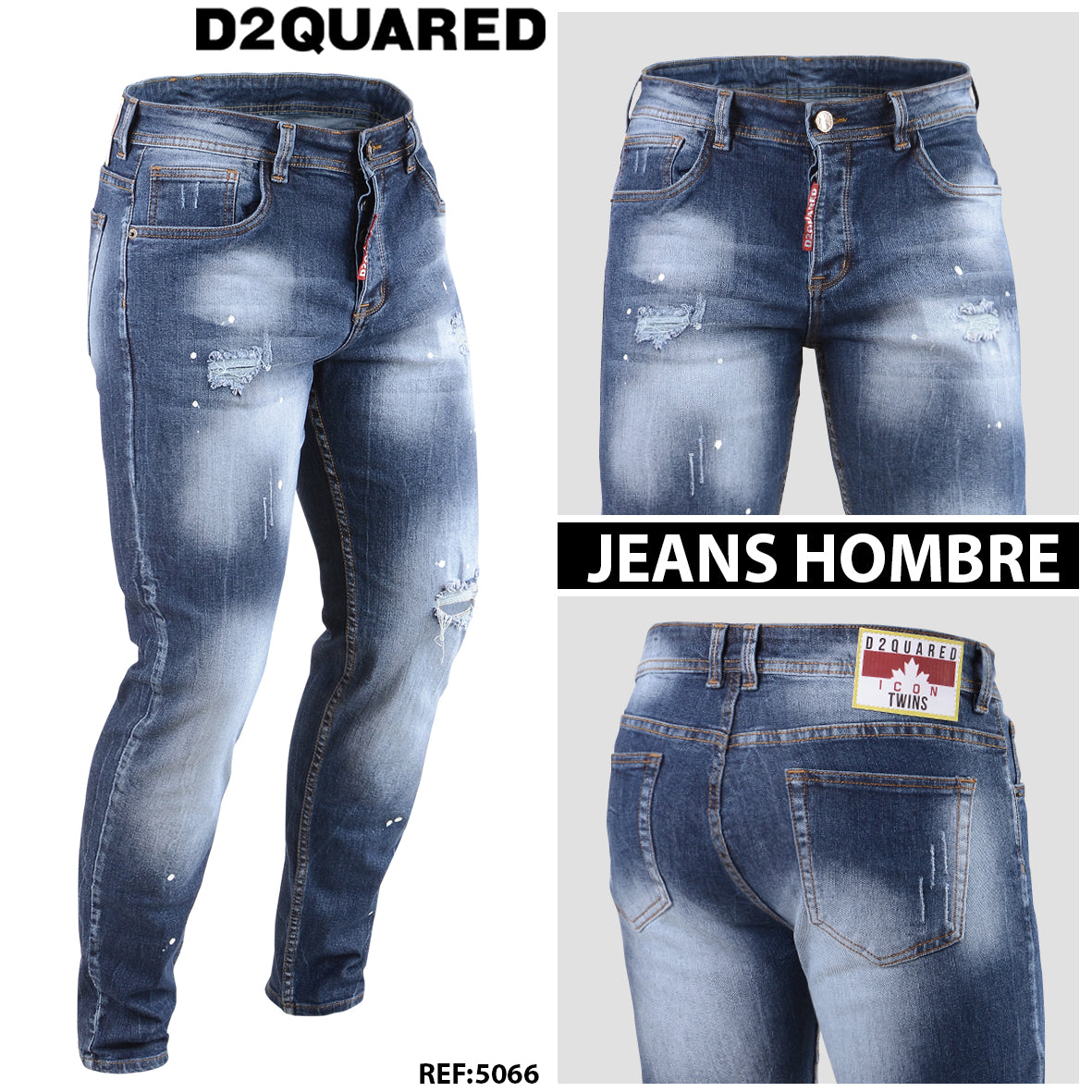 JEANS HOMBRE CONFORT 5066 – D2QUARED JEANS | Tienda Online