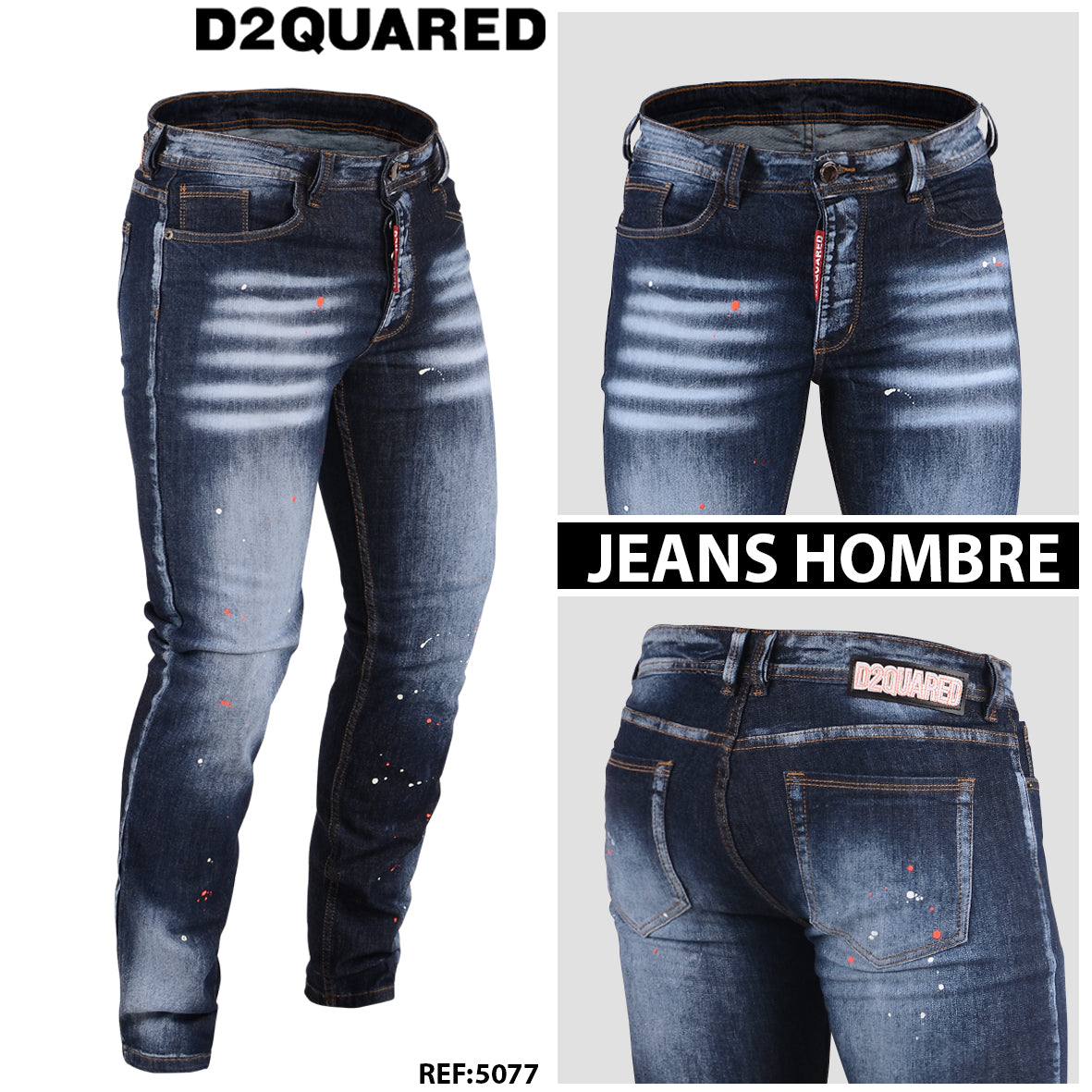 JEANS HOMBRE CONFORT 5077 – D2QUARED JEANS | Tienda Online