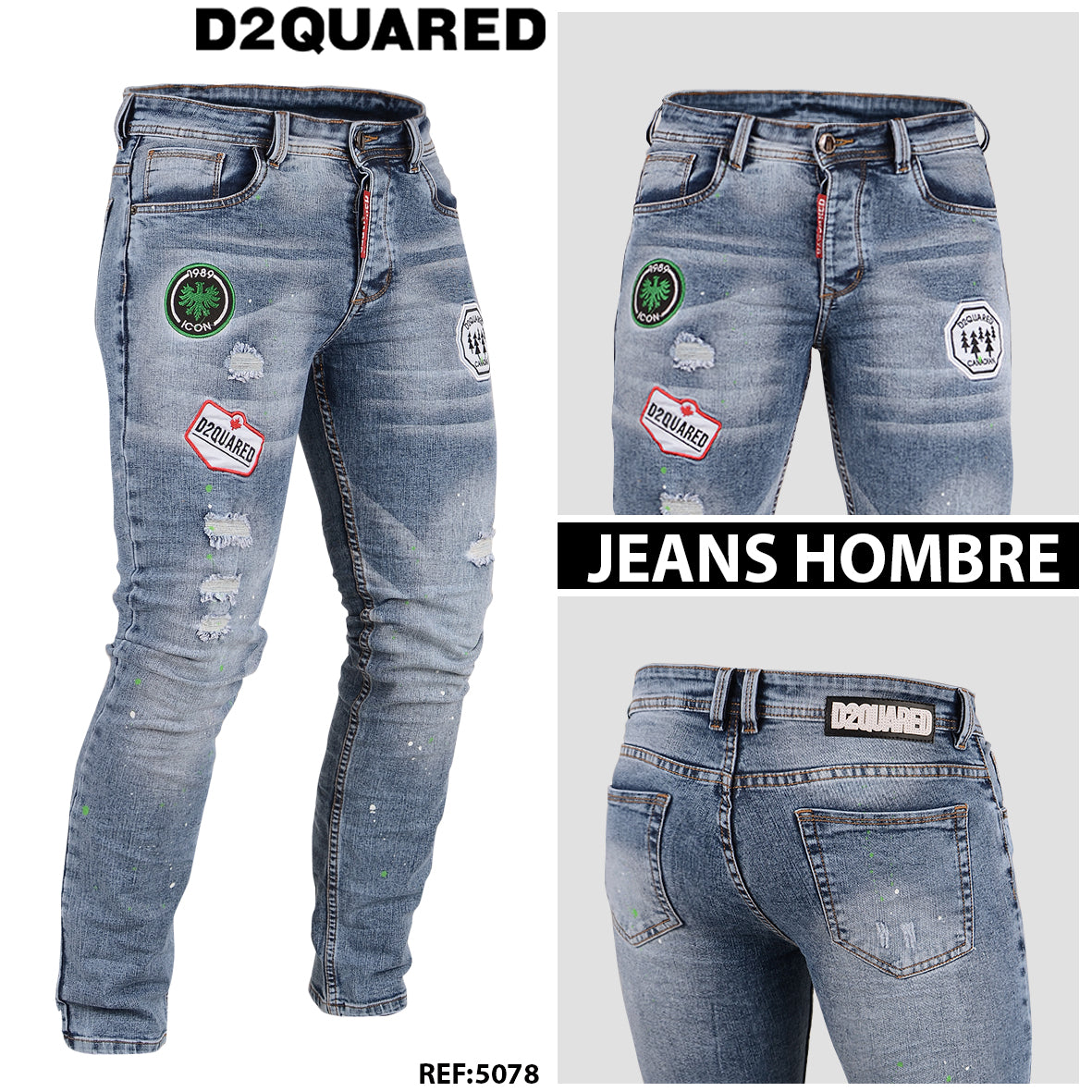 JEANS HOMBRE CONFORT 5078 – D2QUARED JEANS | Tienda Online