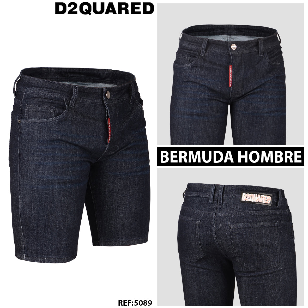 BERMUDA HOMBRE CONFORT 5089 – D2QUARED JEANS | Tienda Online