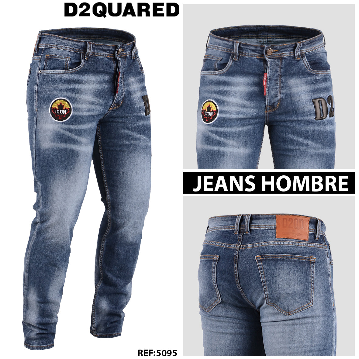JEANS HOMBRE CONFORT 5095 – D2QUARED JEANS | Tienda Online