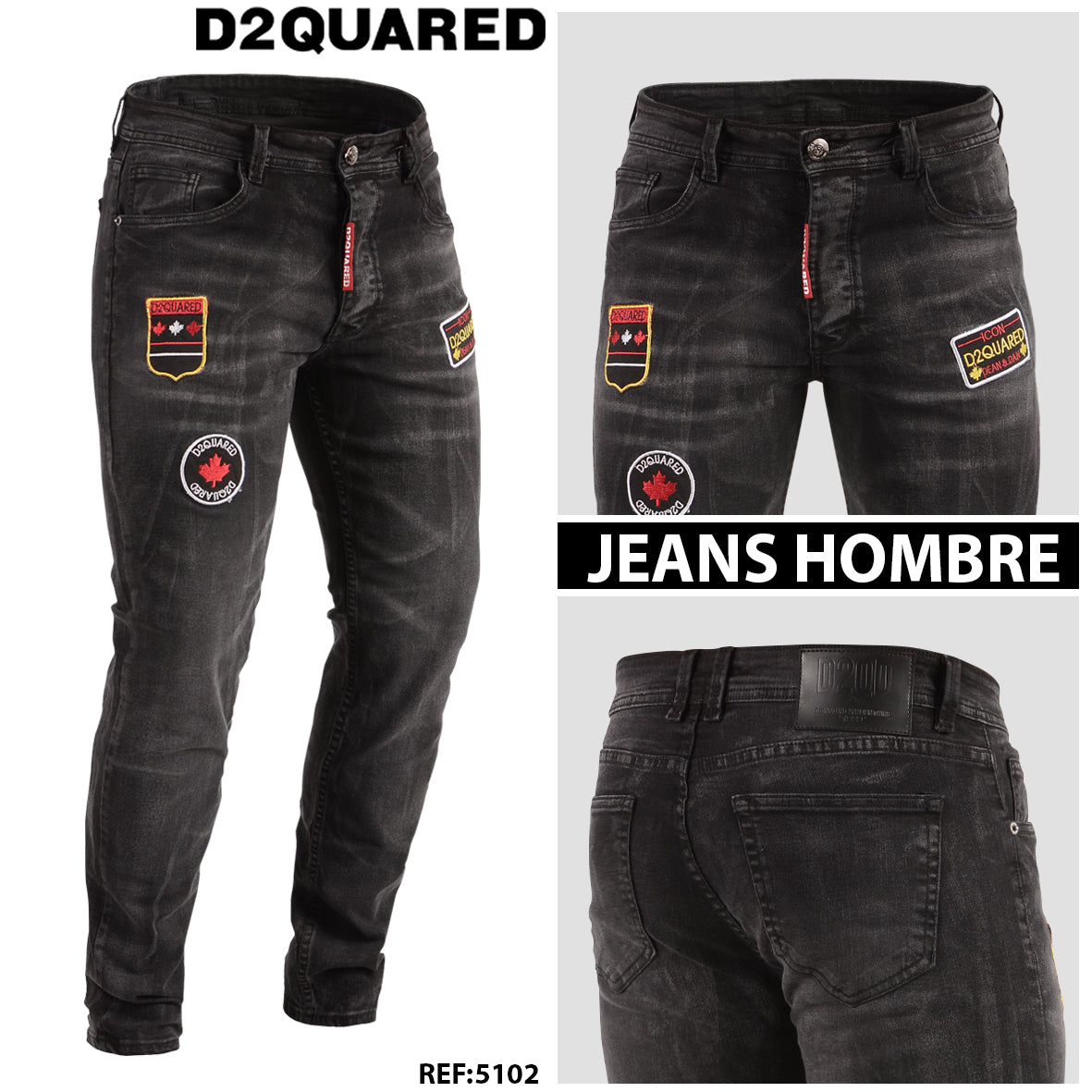 JEANS HOMBRE CONFORT 5102 – D2QUARED JEANS | Tienda Online