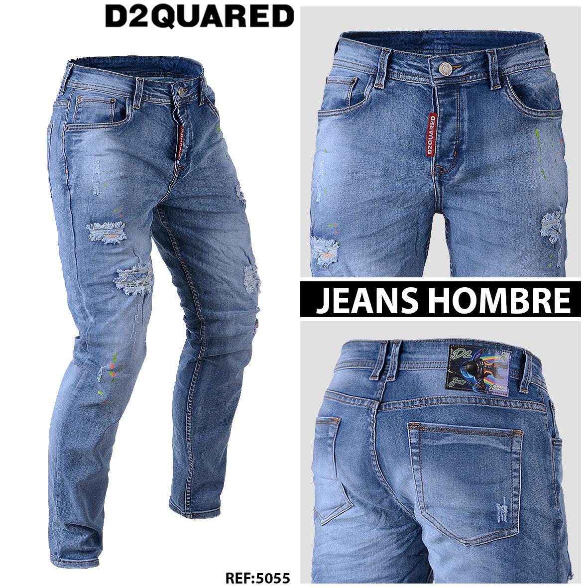 JEANS HOMBRE CONFORT 5055 – D2QUARED JEANS | Tienda Online