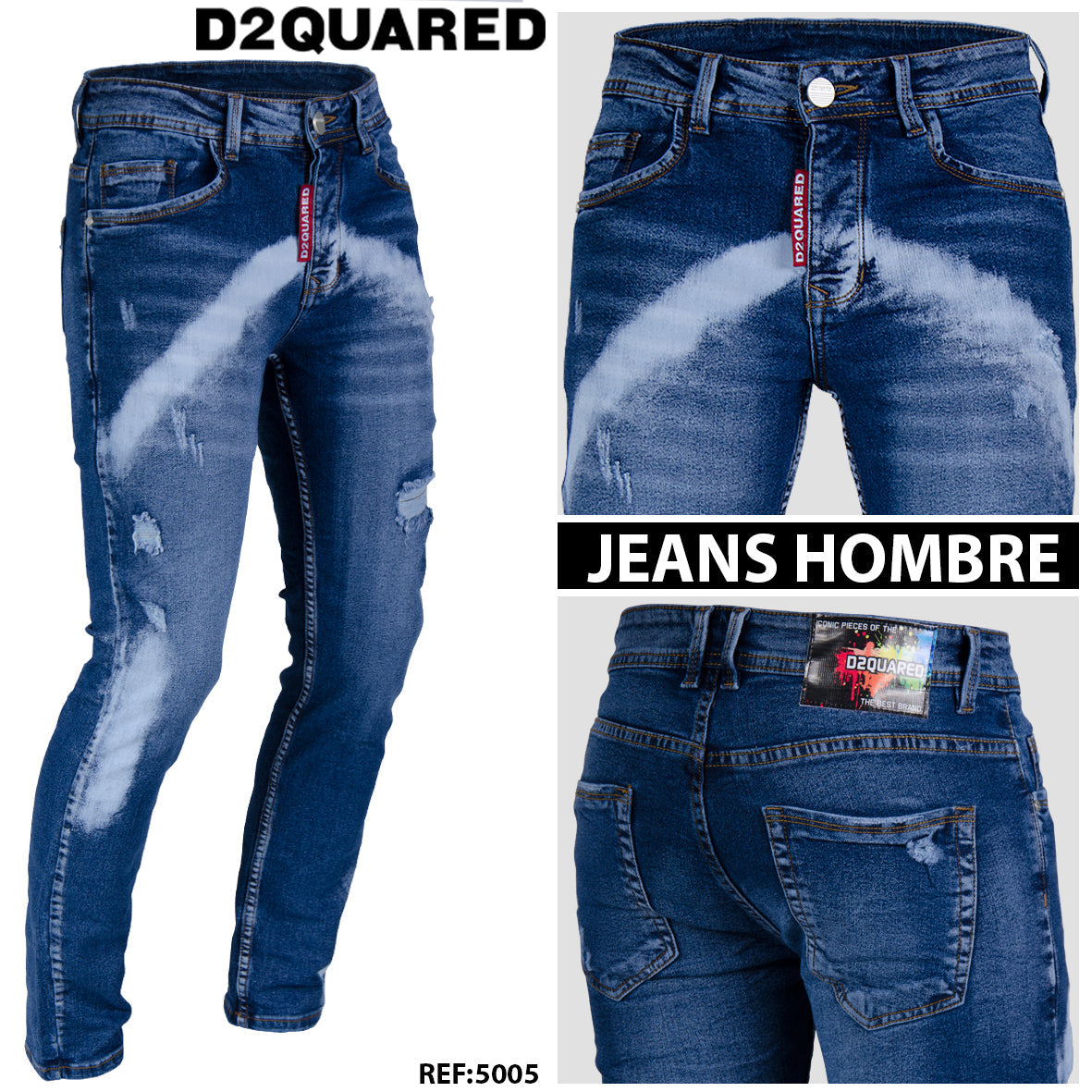 JEANS HOMBRE CONFORT 5005 – D2QUARED JEANS | Tienda Online