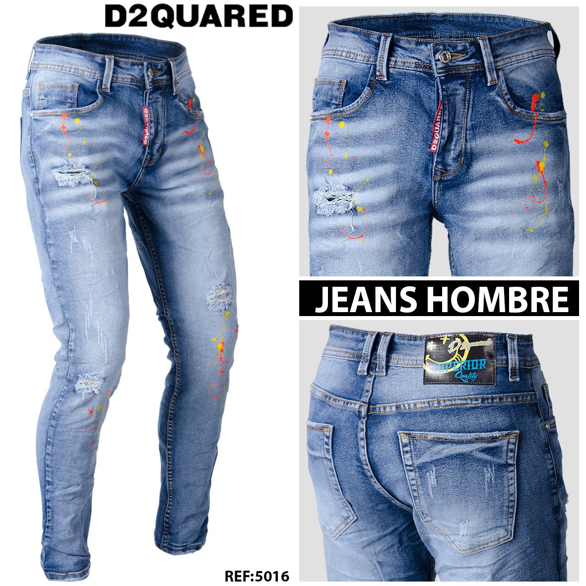 JEANS HOMBRE CONFORT 5016 – D2QUARED JEANS | Tienda Online